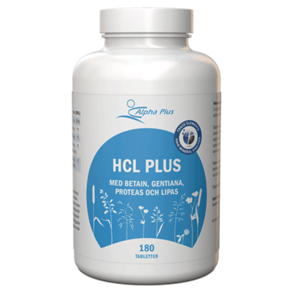 Alpha Plus HCL Plus 180 tabletter