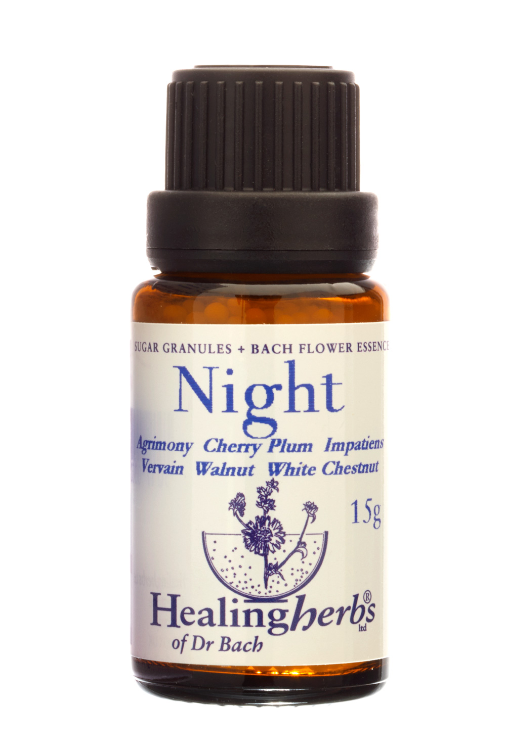 Healing Herbs Night Granulat 15g utan alkohol