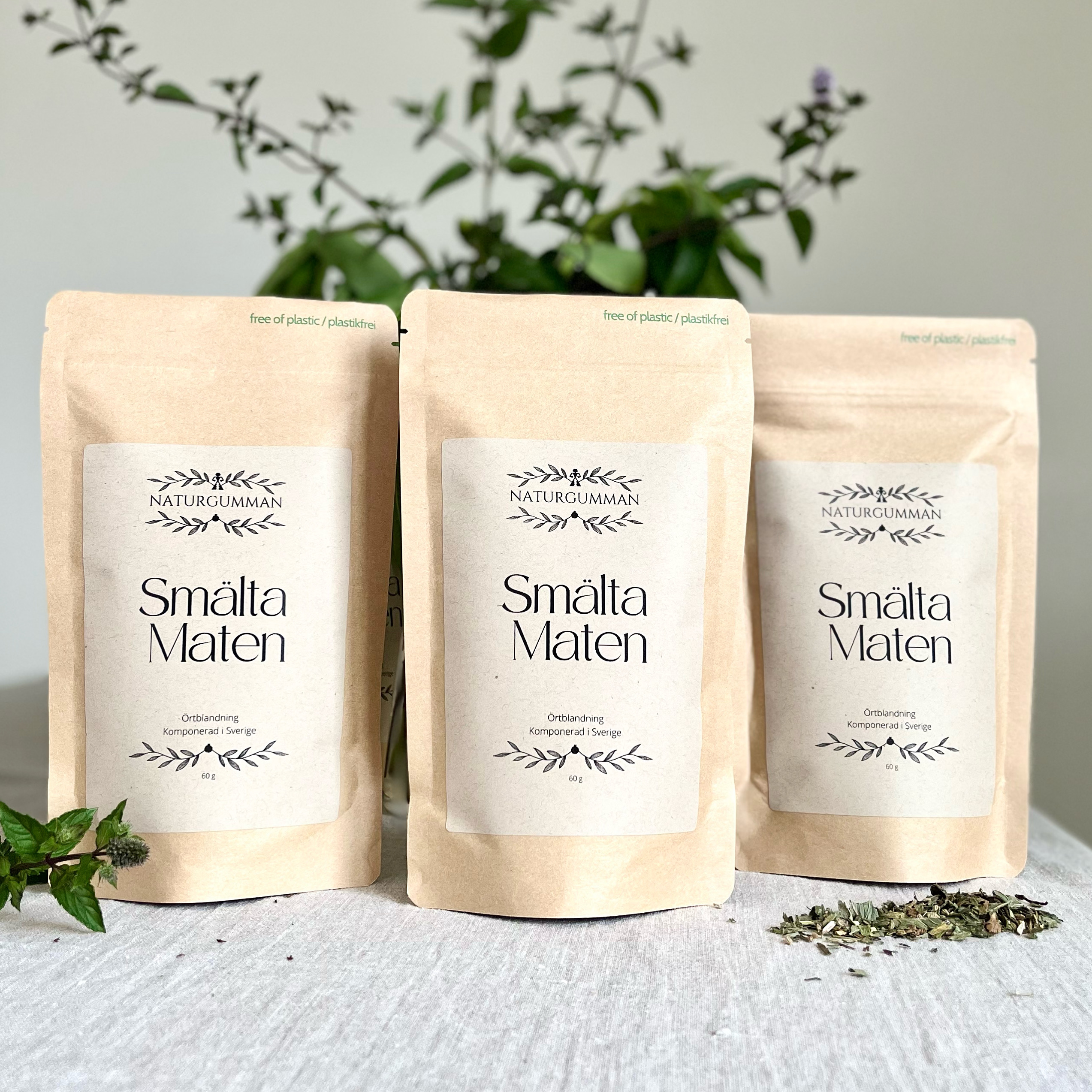 Naturgumman - Smälta Maten Örtblandning 60g