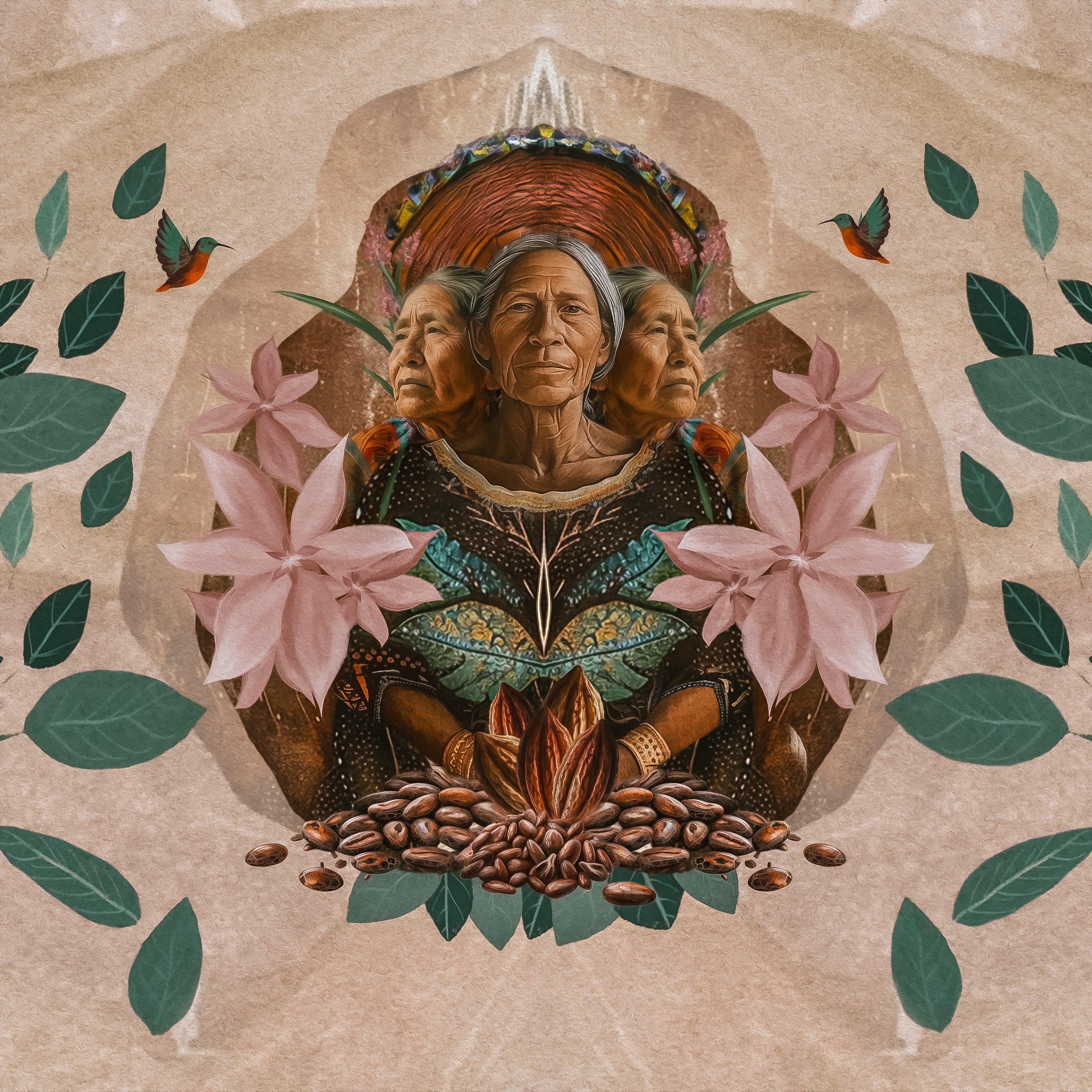 Wild Cacao Collective 100% Ceremoniell Cacao Block 227 gr