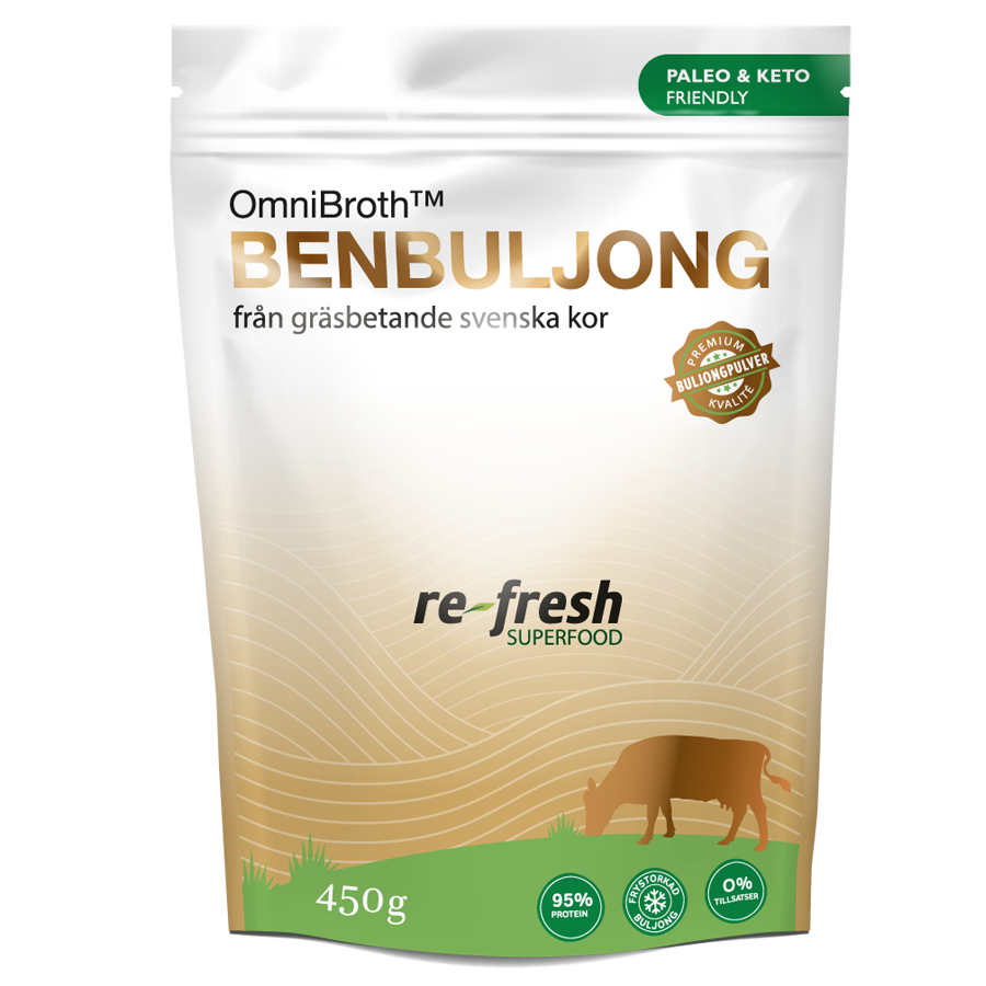 Re-Fresh Superfood OmniBroth™ Benbuljong 450g - Ortagubben
