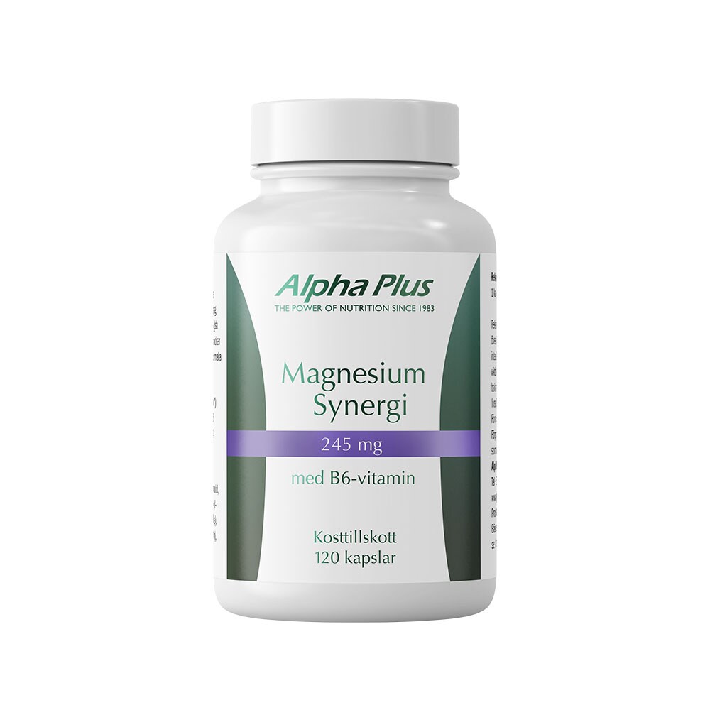 Alpha Plus Magnesium Synergi 120 kapslar