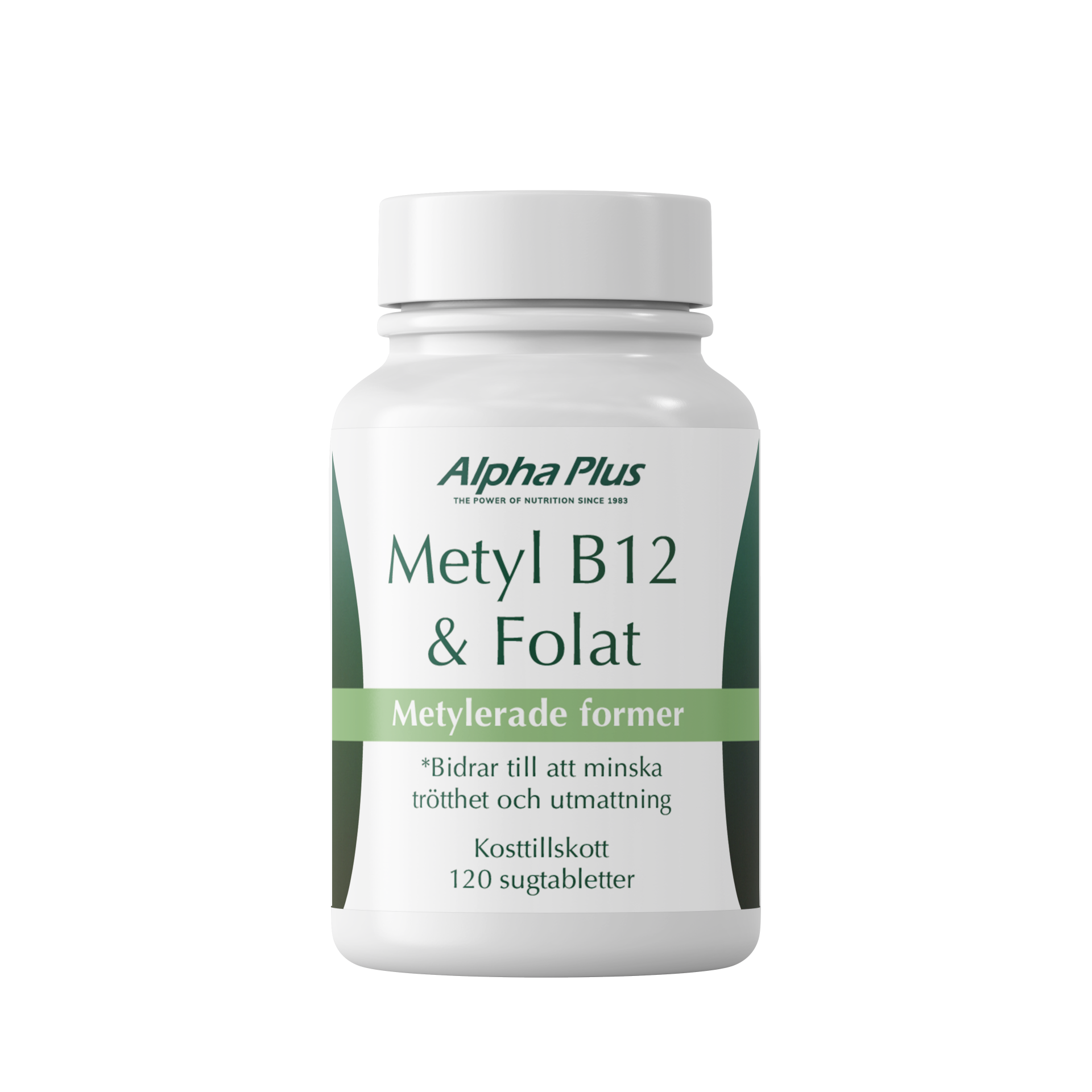 Alpha Plus B12 med Folsyra 60 sugtabletter